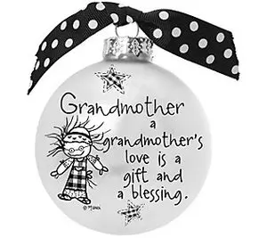 THE CHILDREN OF THE INNER LIGHT A Grandmother's Love Glass Ornament Inspired Y Marci - One-color