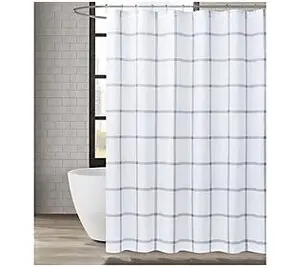 TRULY SOFT Windowpane Shower Curtain