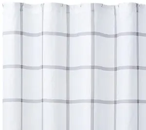 TRULY SOFT Windowpane Shower Curtain