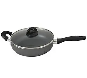 OSTER Clairborne 10.25' Saute Pan With Lid Ch Arcoal Gray - One-color