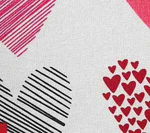 DESIGN IMPORTS 6-pack Hearts Collage Print Napk In Set