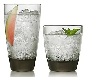 LIBBEY Classic Smoke 16-piece Tumbler And Rocks Glass Set - One-color