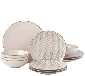 LENOX Trianna 12-piece Dinnerware Set Blush - One-color