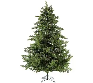 FRASER HILL FARM 7.5' Foxtail Pine Multi-color Relit Tree - One-color