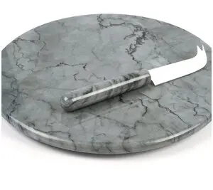 RSVP Grey Marble Cheese Board Set