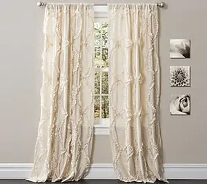 LUSH DECOR Avon Single 54'x84' Window Curtain Lush Deco R - One-color