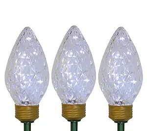 NORTHLIGHT 3-ct Jumbo C9 Bulb Pathway Marker La N Stakes - One-color
