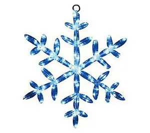BRITE STAR 24' 120 Lt Led Tube Light Snowflake, Blue - One-color