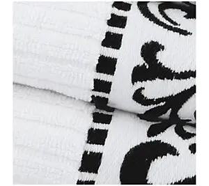 SUPERIOR Cotton 6-piece Floral Scroll Absorbent Towel Set