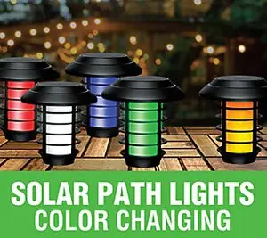 BELL & HOWELL Bell + Howell Color Changing Solar Powered Path Ay Lights