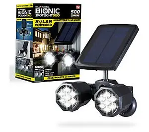 BELL & HOWELL Bell + Howell Bionic Spotlight Duo Outdoor Sola R Powered Light - One-color