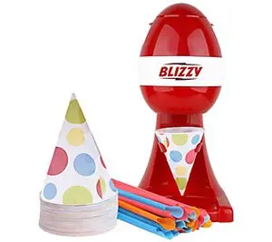 COURANT Blizzy Snow Cone Maker With Paper Cups Nd Straws - One-color