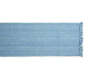 DESIGN IMPORTS 13' X 72' Variegated Fringe Tabl E Runner - One-color