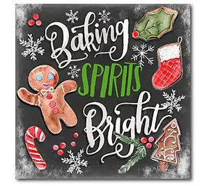 COURTSIDE MARKET Baking Spirits Bright I 16x16 Anvas - One-color
