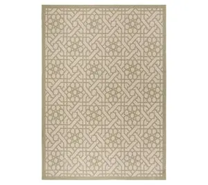 MARTHA STEWART Outdoor Triumph Lily Pad 5'3' X 7' Rug - One-color