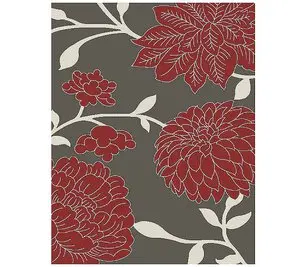 SAFAVIEH Floral 5'3' X 7'7' Indoor/outdoor Rug - One-color