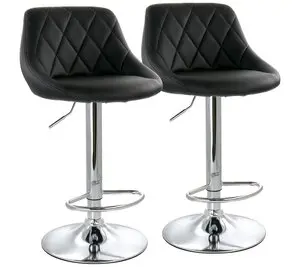 ELAMA Stitched Bar Chair Set Of 2 - One-color