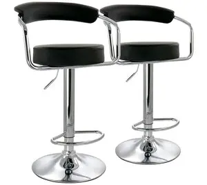 ELAMA Retro Bar Stool Set Of 2 - One-color