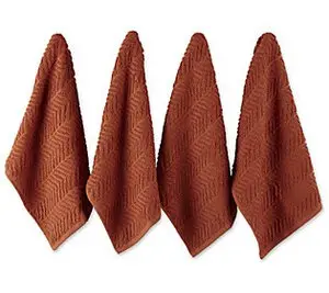 DESIGN IMPORTS Set Of 4 Chevron Luxury Barmops - One-color