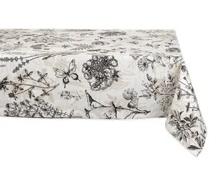 DESIGN IMPORTS Botanical Print Tablecloth 60 X84 - One-color