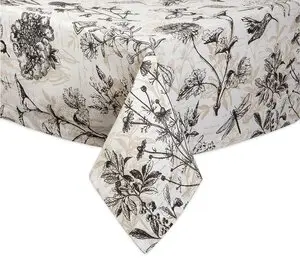 DESIGN IMPORTS Botanical Print Tablecloth 60 X84