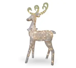 NATIONAL TREE COMPANY 60' Reindeer Decoration With Clear Lights - One-color