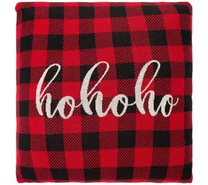 SAFAVIEH Ho Ho Ho Pillow - One-color