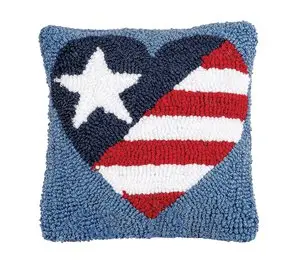 VALERIE PARR HILL 8' X 8' Patriotic American Flag Throw Pillow Valerie - One-color