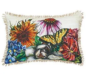 C&F HOME 14' X 22' Botanical Floral Spring Thro W Pillow - One-color