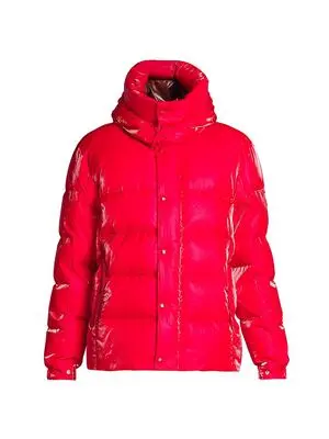 Moncler Men's Verdon Nylon Jacket - Red  - Red