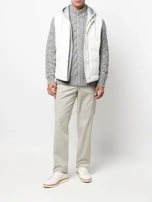 Brunello Cucinelli Cable-knit Zip-up Cardigan
