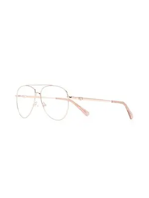 CHIARA FERRAGNI Logo-plaque Double-bridge Glasses