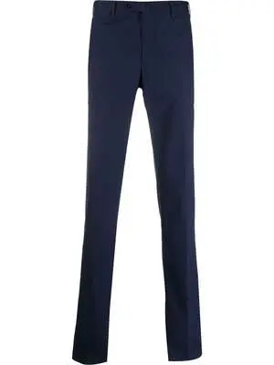 PT TORINO Straight-leg Tailored Trousers - Blue