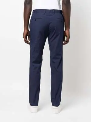 PT TORINO Straight-leg Tailored Trousers - Blue