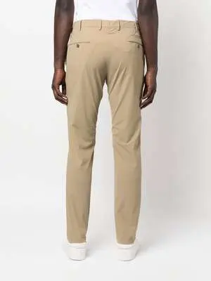 PT TORINO Pressed-crease Tailored Trousers - Neutrals