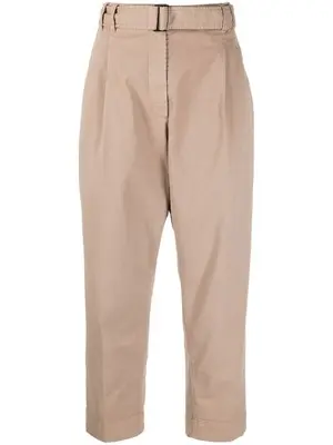 Brunello Cucinelli Belted Straight-leg Chinos