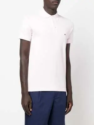Tommy Hilfiger Embroidered-logo Polo Shirt - Pink