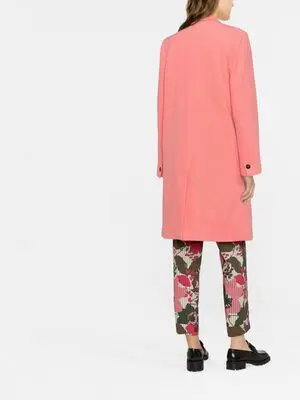 FORTE_FORTE Single-breasted Wool-cashmere Coat