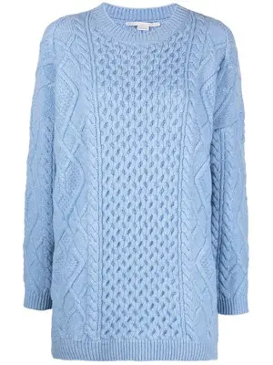 Stella McCartney Aran-knit Oversized Jumper