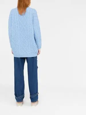 Stella McCartney Aran-knit Oversized Jumper