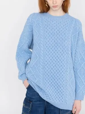 Stella McCartney Aran-knit Oversized Jumper