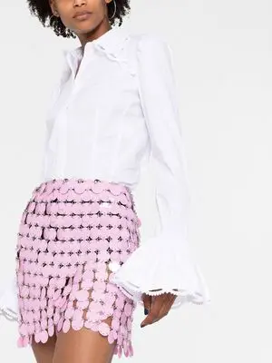 Rabanne Chainmail Mini Skirt - Pink