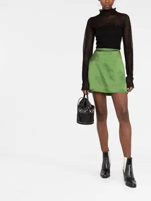 Versace Open-knit Roll-neck Jumper