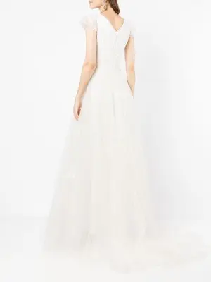 Jenny Packham Charm Sequin-embellished Gown