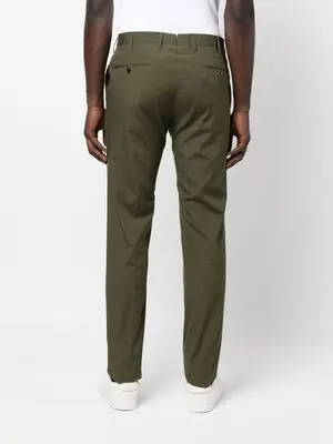 PT TORINO Straight-leg Tailored Trousers - Green