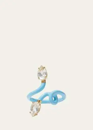 Bea Bongiasca Double Vine Tendril Ring - Yg