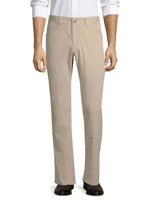 Peter Millar Performance Five-pocket Pants Khaki