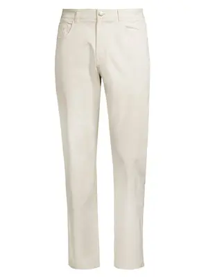 Peter Millar Performance Five-pocket Pants Stone