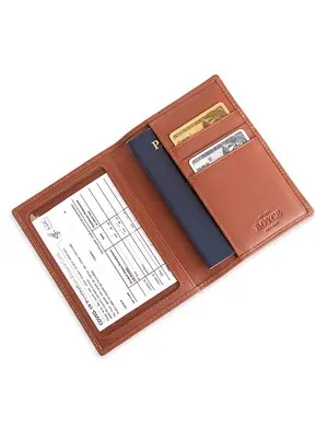 ROYCE NEW YORK Vaccine Card & Passport Wallet One-color