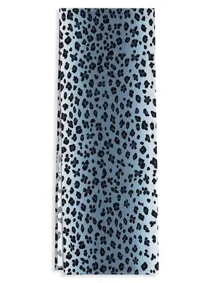 L'Objet Leopard Linen Sateen Table Runner - One-color